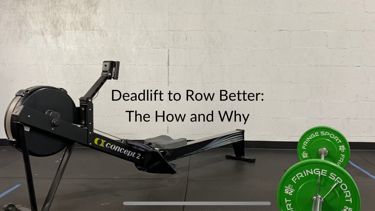 Deadlift to Row Better: The Why and How - Alicia R. Clark